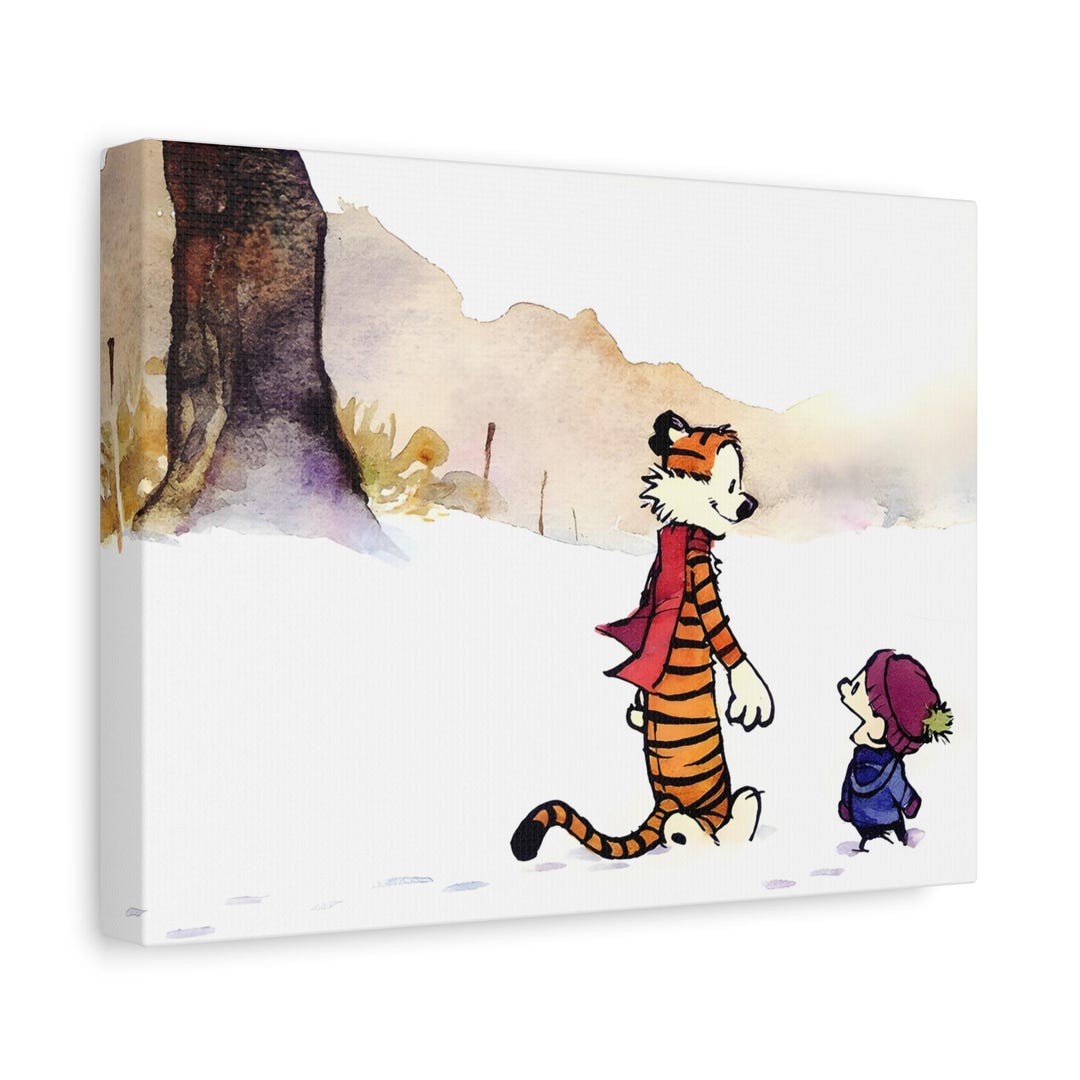 Calvin and Hobbes Canvas Calvin and Hobbes Wall Art Calvin and Hobbes ...