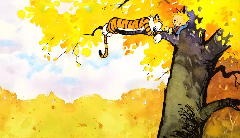 Calvin and Hobbes Poster INSTANT DOWNLOAD Calvin and Hobbes Print ...
