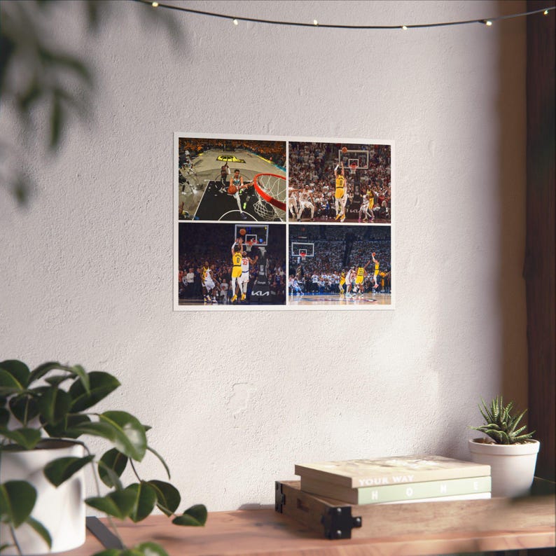 Tyrese Haliburton Poster | Clutch Shots Collage | Indiana Wall Art ...
