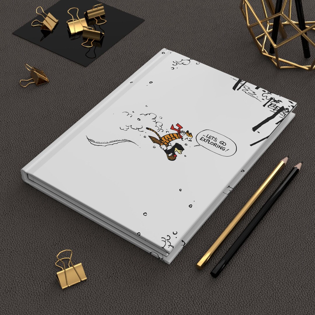 Calvin and Hobbes Notebook: Let's Go Exploring! (150pg, Ruled, A5) - Etsy