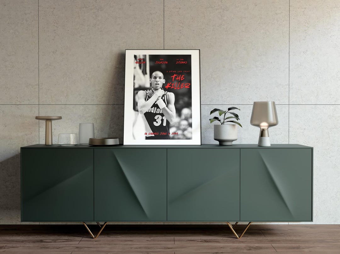 Reggie Miller Poster INSTANT DOWNLOAD Indiana Pacers Poster Movie ...