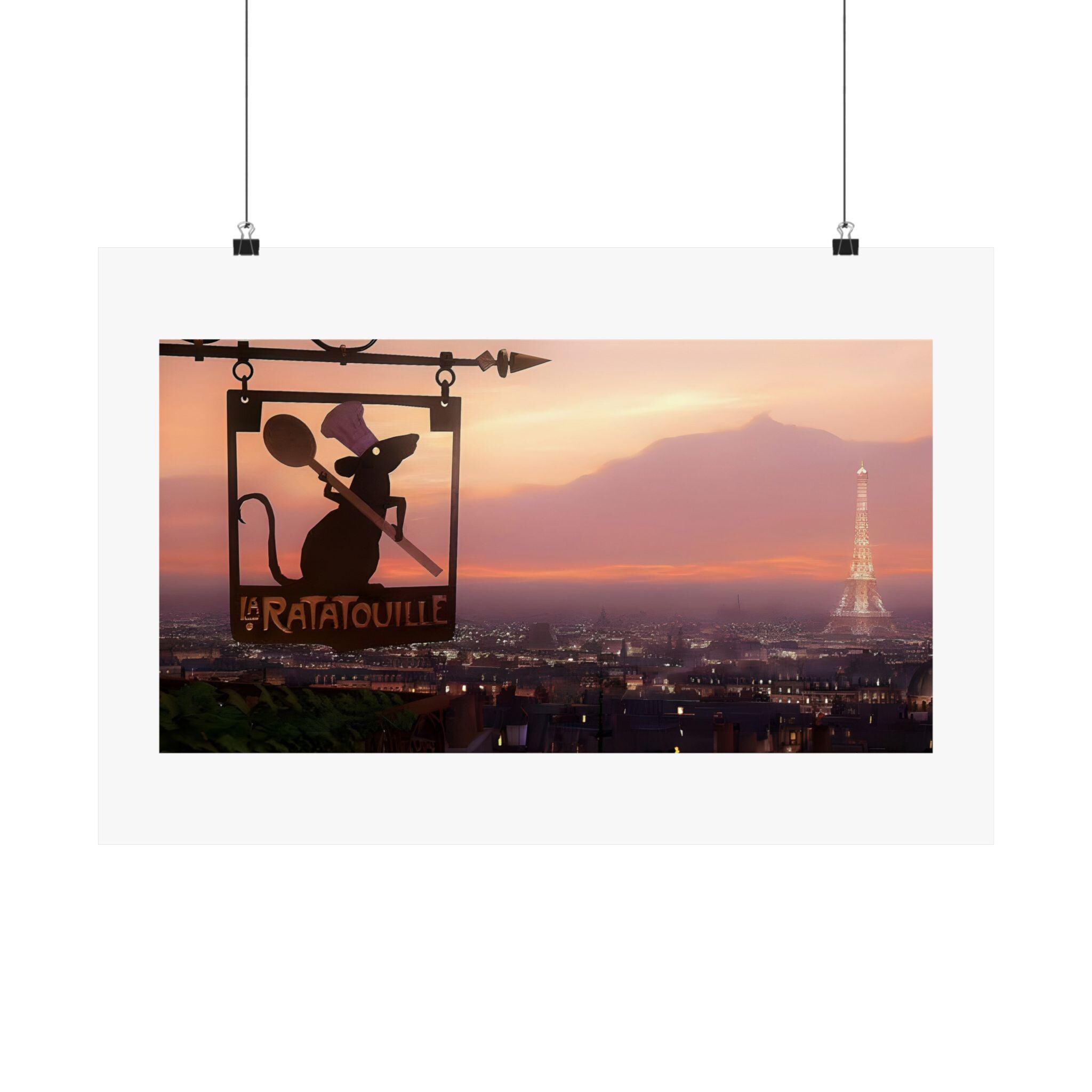 Ratatouille Poster Chef Remy Poster Little Chef Ratatouille Print Movie ...
