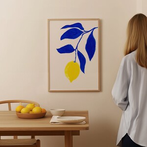 Lemons Branch Printable Poster | Botanical Digital Print | Lemon ...