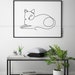 One Line Drawing Cat Print. Printable Wall Art. Minimalist Cat - Etsy