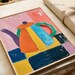 Colorful Coffee Pot | Print Mid-century Modern Art Poster | Kitchen ...