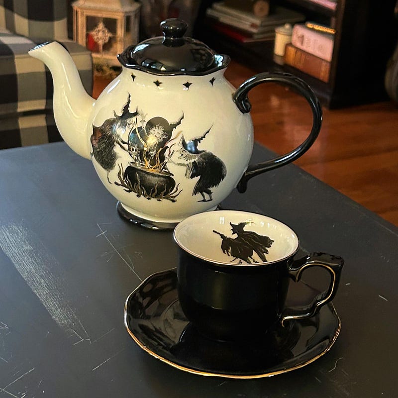 Halloween Teapot - Etsy