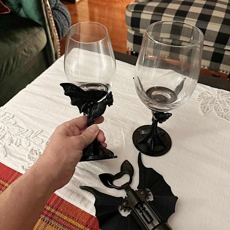 Gothic Wine Glasses - Etsy