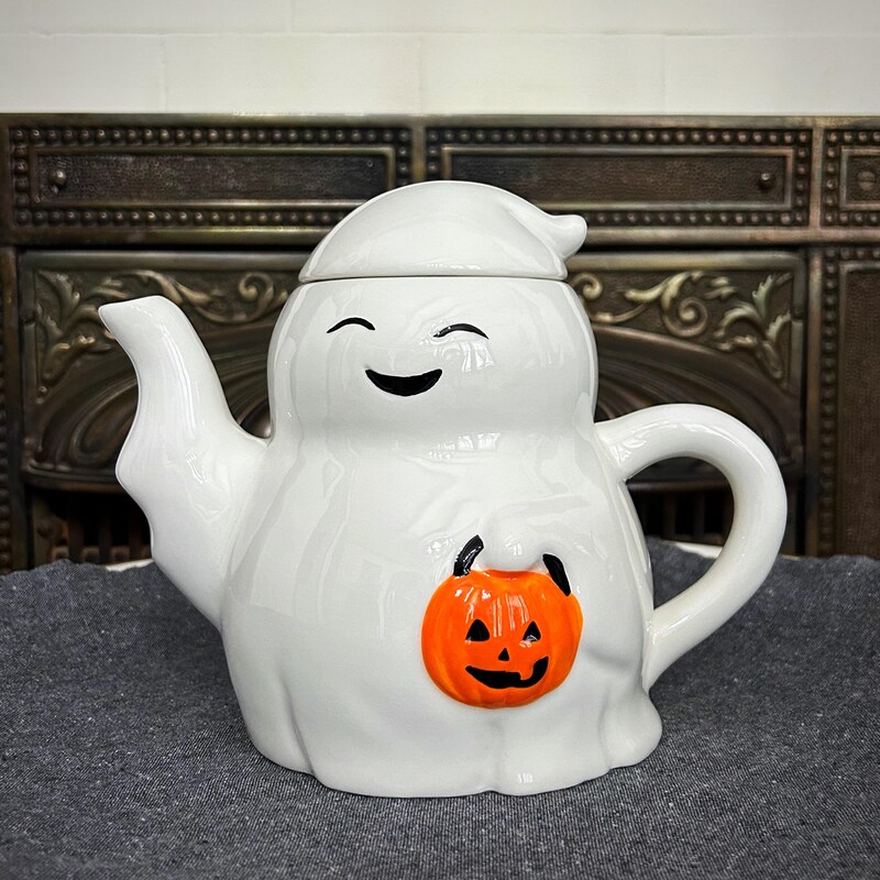 Halloween Teapot - Etsy