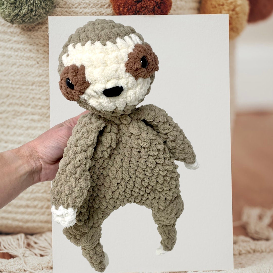 Sully the Sloth Crochet Snuggler - Etsy