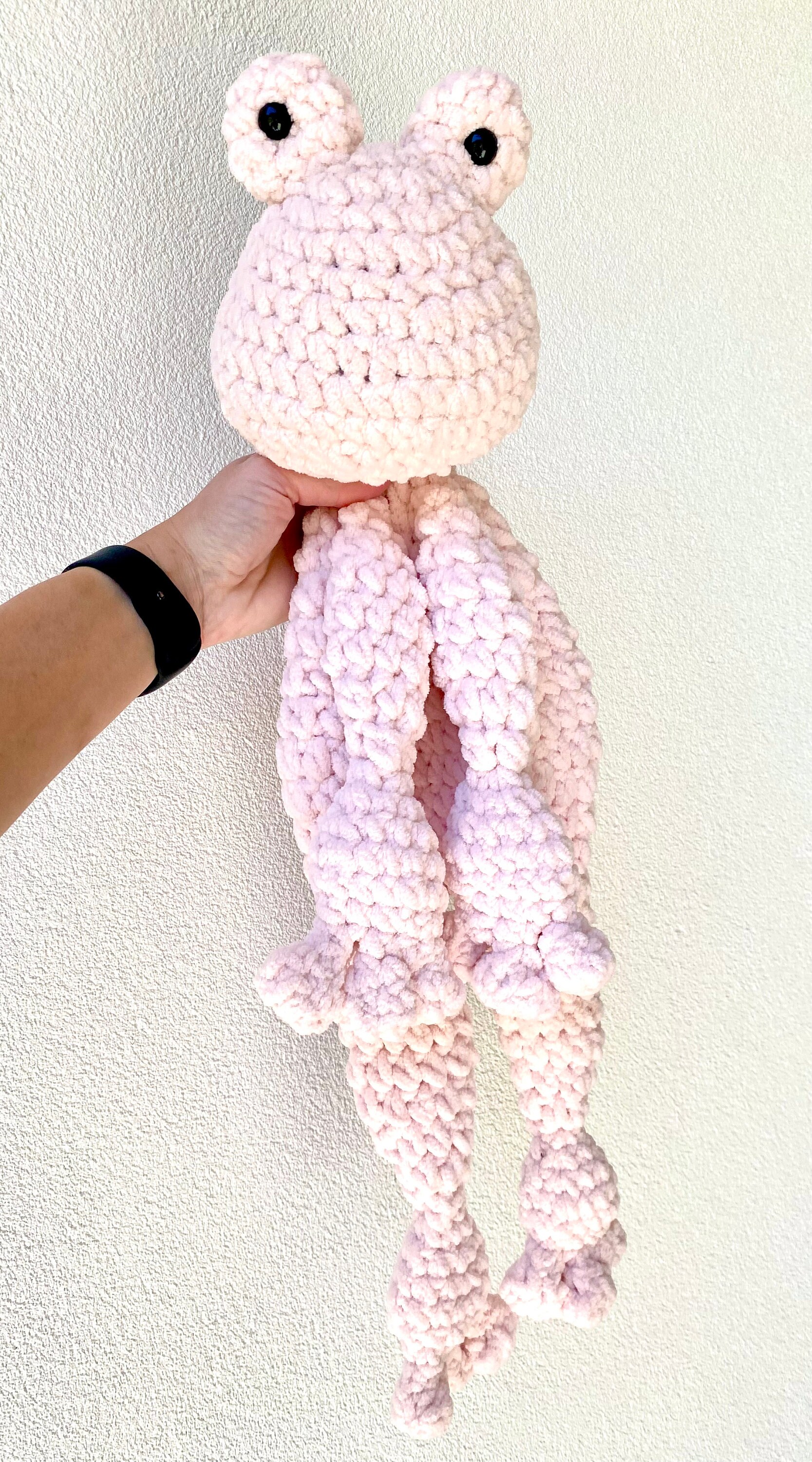 Hoppit the Frog Crochet Lovey Toy - Etsy