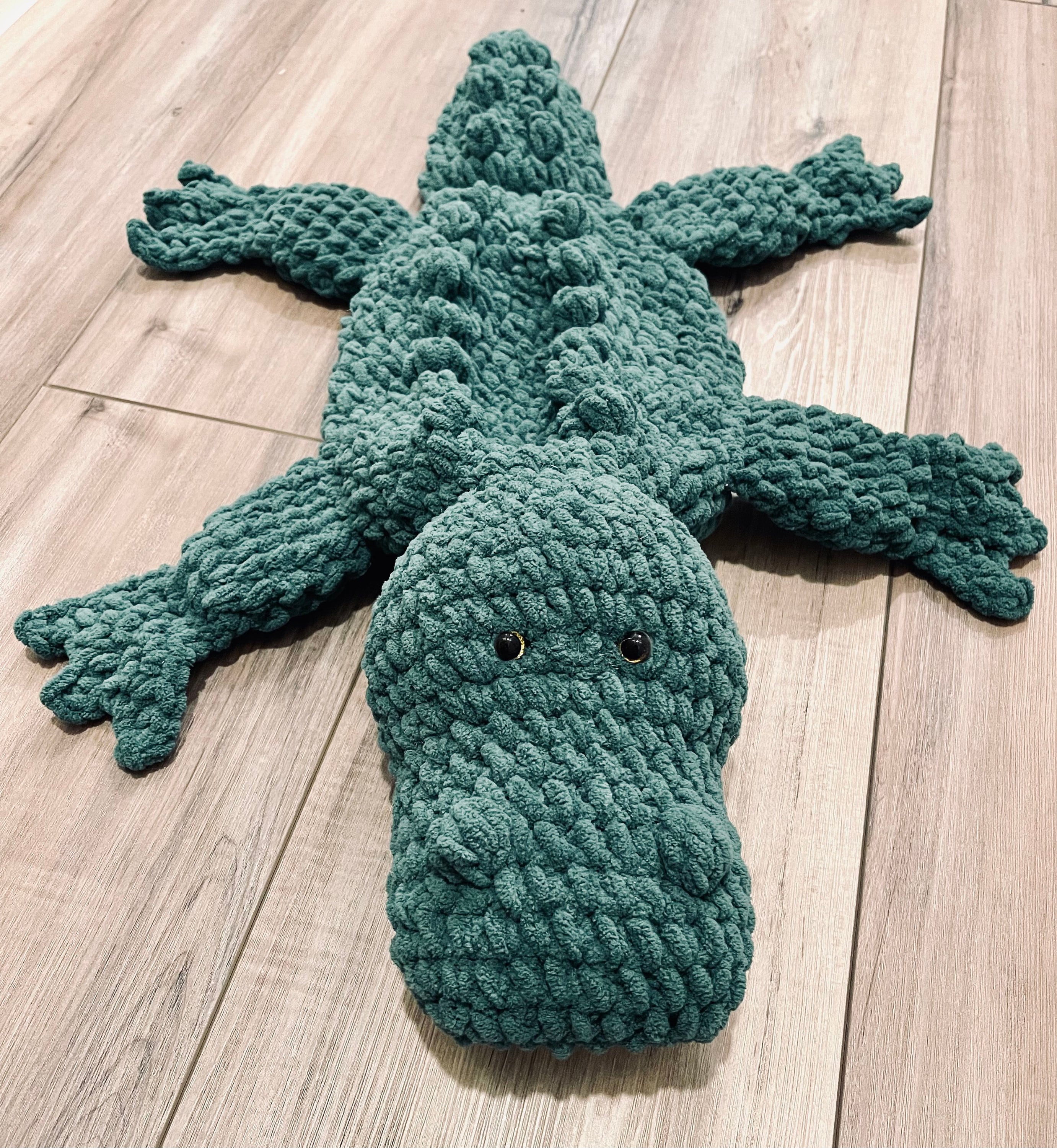 Handmade Crochet Alligator Animal - Etsy