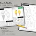 ICE CREAM Activity Sheets for Kids Party Entertainment Coloring Sheets ...