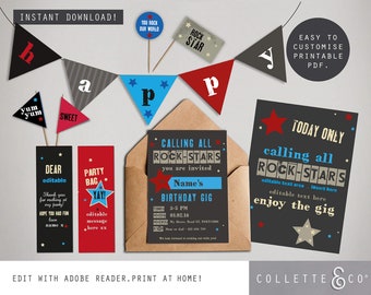 Rock Star Theme - Etsy