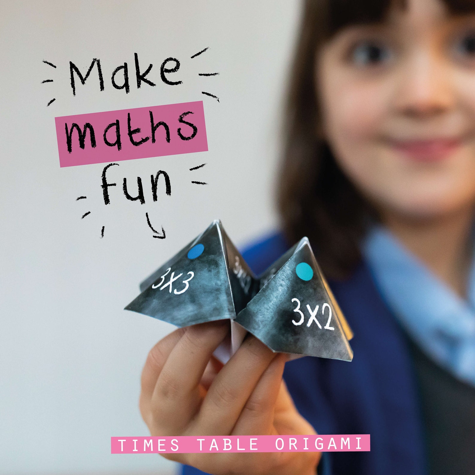Origami TIMES TABLE Teller 12 Times Tables Paper Fortune Teller Origami ...