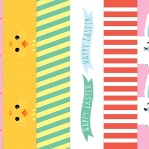 EASTER DECOR Printable Paper Chains Easter Activity for Kids EASTER - Etsy