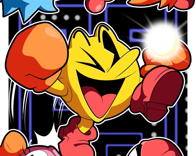 Pac Man 11x17 Poster! - Etsy