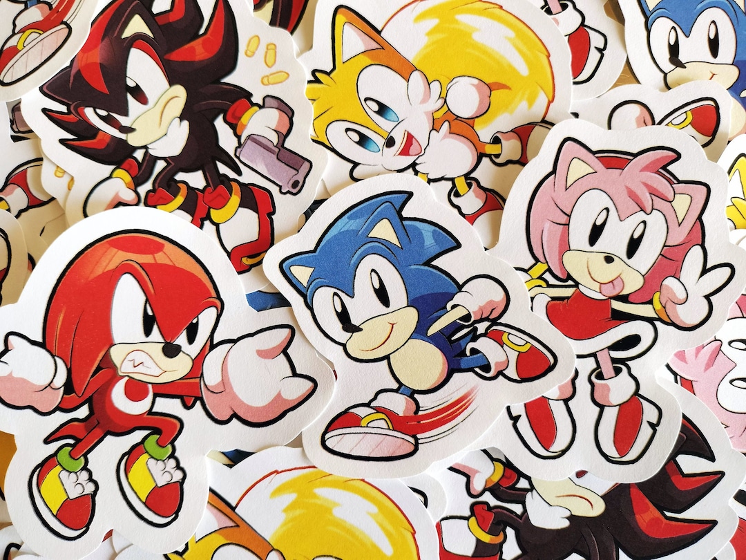 Sonic & Friends Sticker Set - Etsy