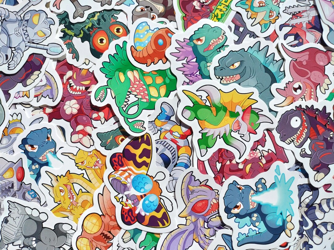Monster Island Minis! STICKERS SET! - Etsy