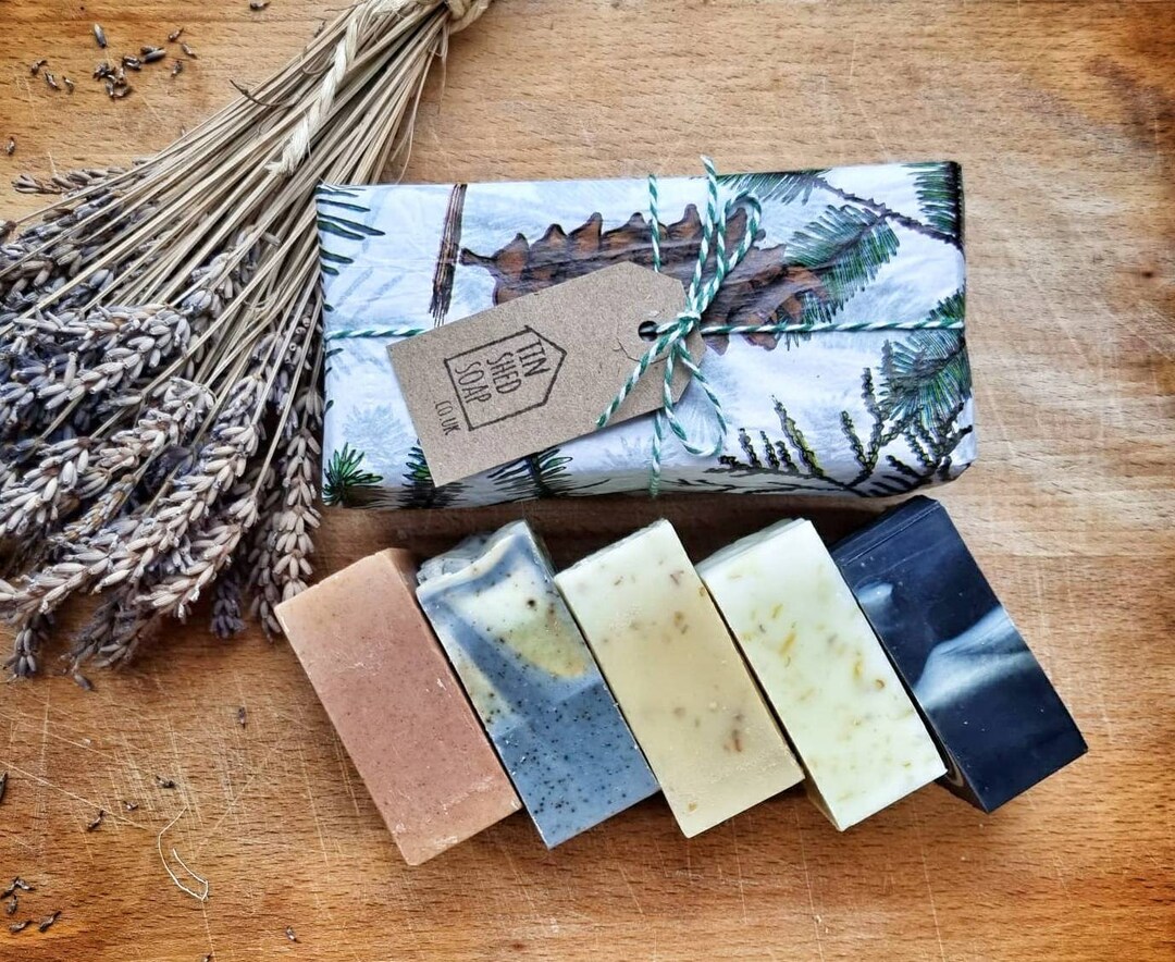 Naked Vegan/ Vegetarian Soap Collection Gift Box (5 Bars) - Etsy UK