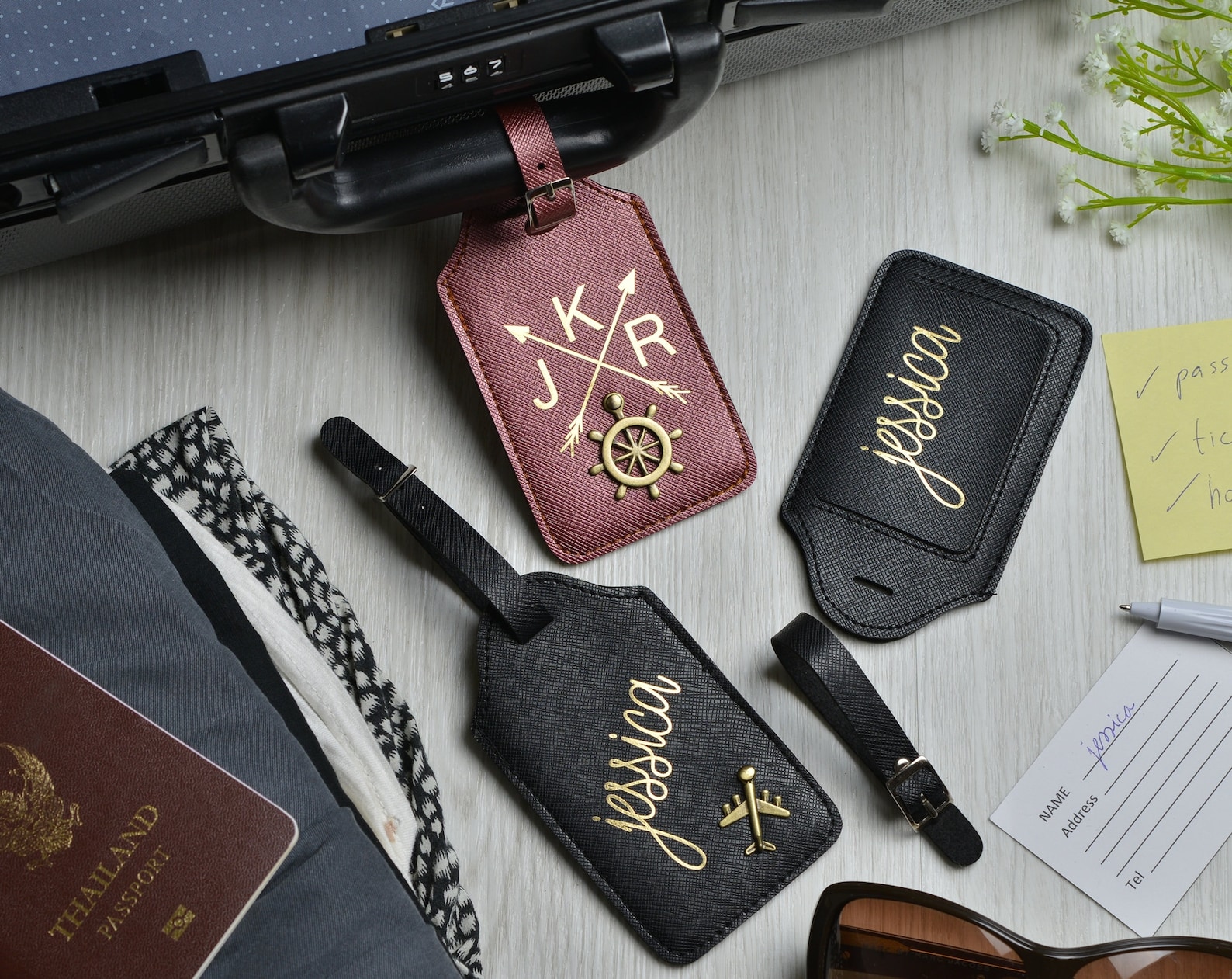 Personalized Luggage Tags Custom Luggage Tag Luggage Tags - Etsy