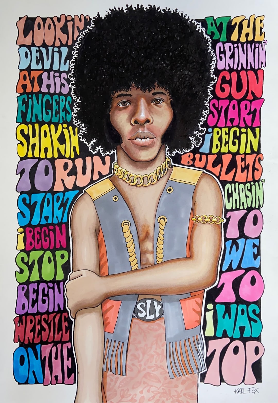 Sly Stone - Art Print. Wall Art. Poster - Etsy