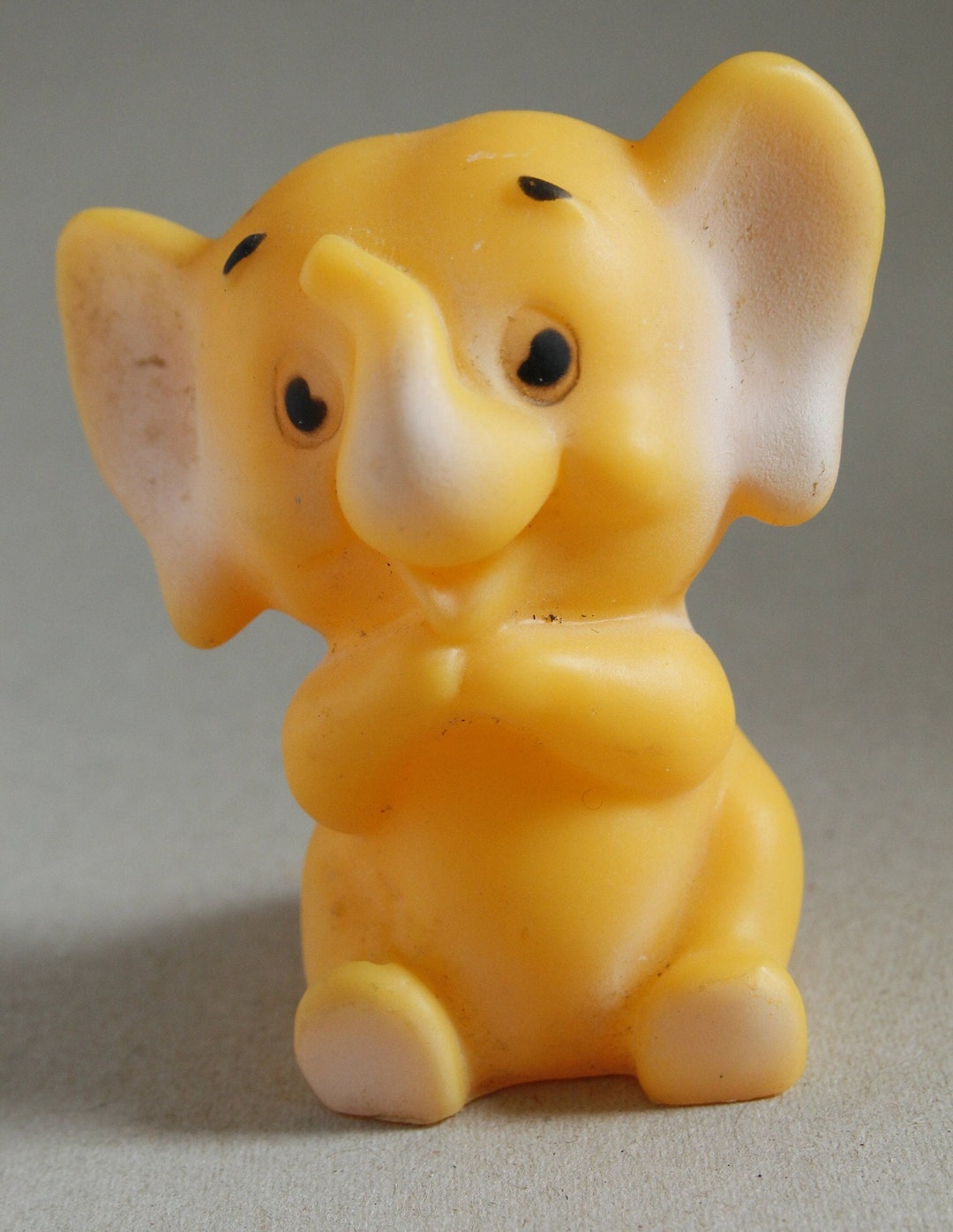 Vintage Rubber Toy, Elephant, Collectable, Retro Toy - Etsy