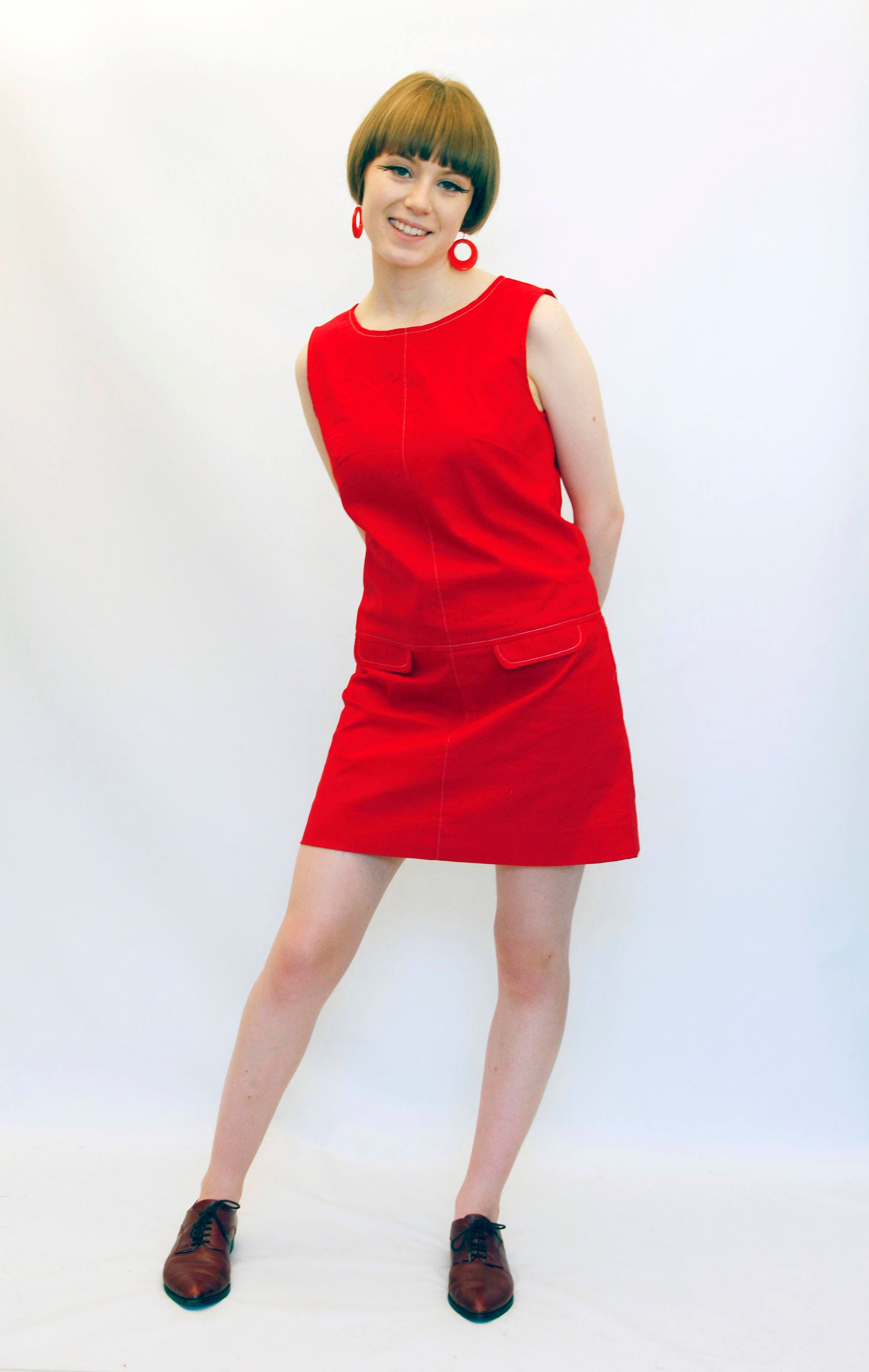 1960's Mod Retro Style Dress - Etsy