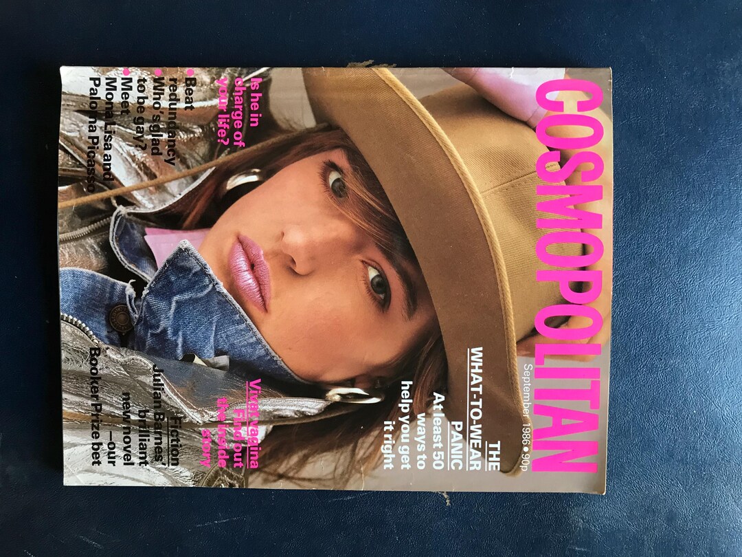 Retro Cosmopolitan Magazine, September 1986. Great Condition, Womens ...