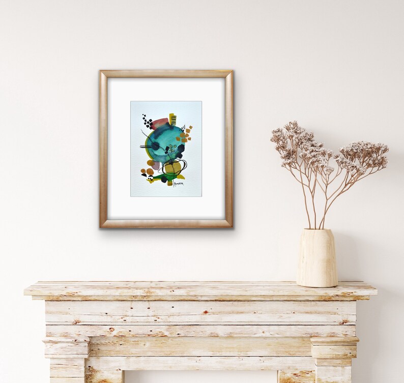 Clown Ant, Original Watercolor Painting, Bright and Multicolour, Modern ...