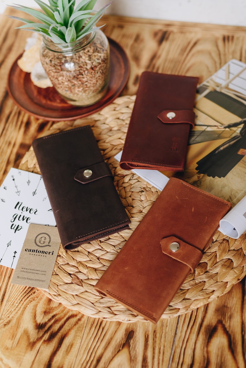Personalized Wallet Leather Wallet Women's Custom - Etsy