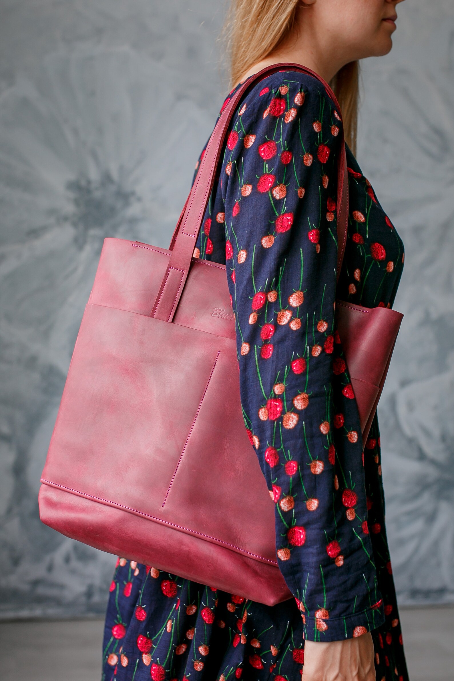 Genuine Leather Tote Bag for Women,leather Shoulder Tote Bag,leather ...