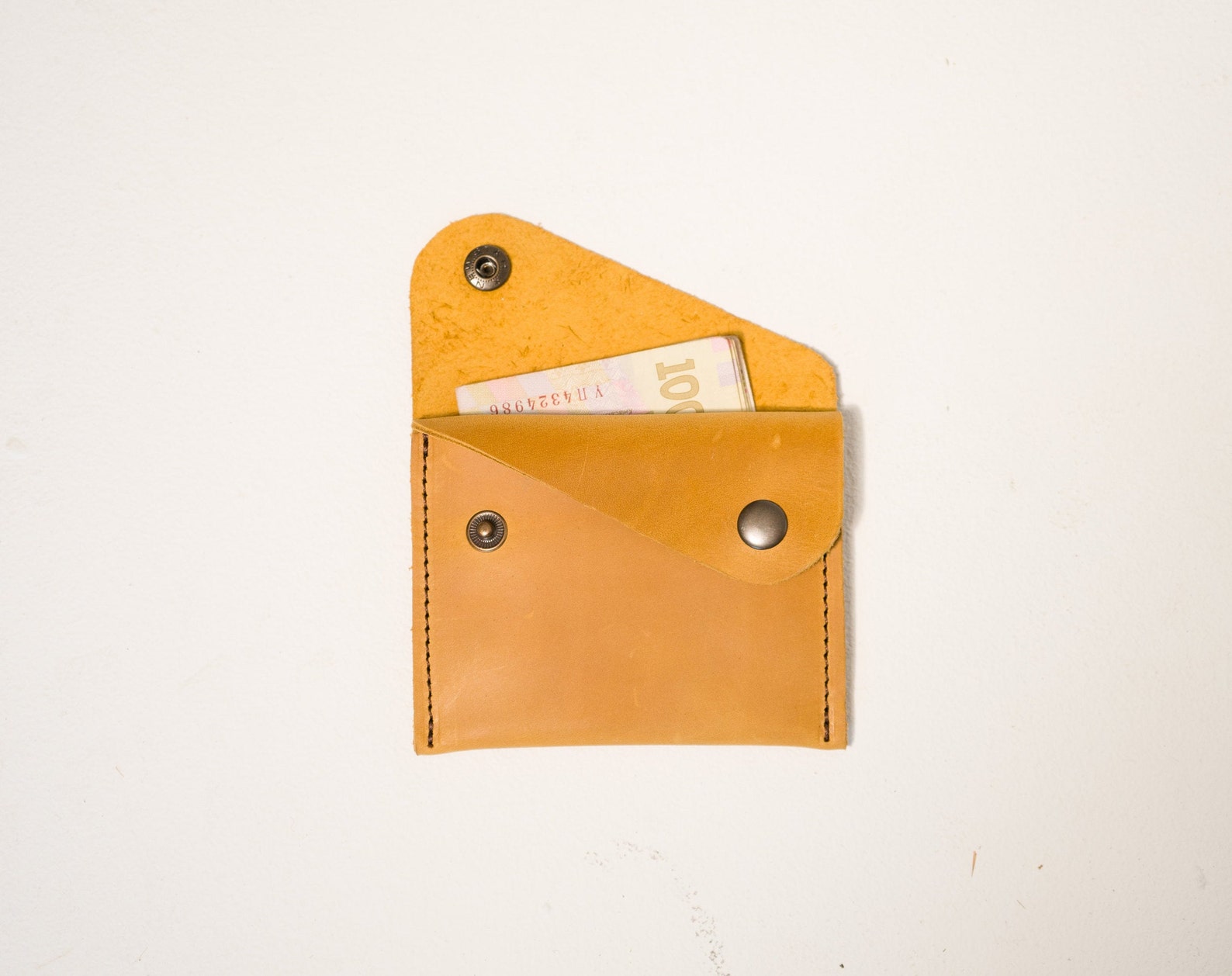 Handmade Minimalistic Leather Wallet,small Woman Wallet,mini Leather ...