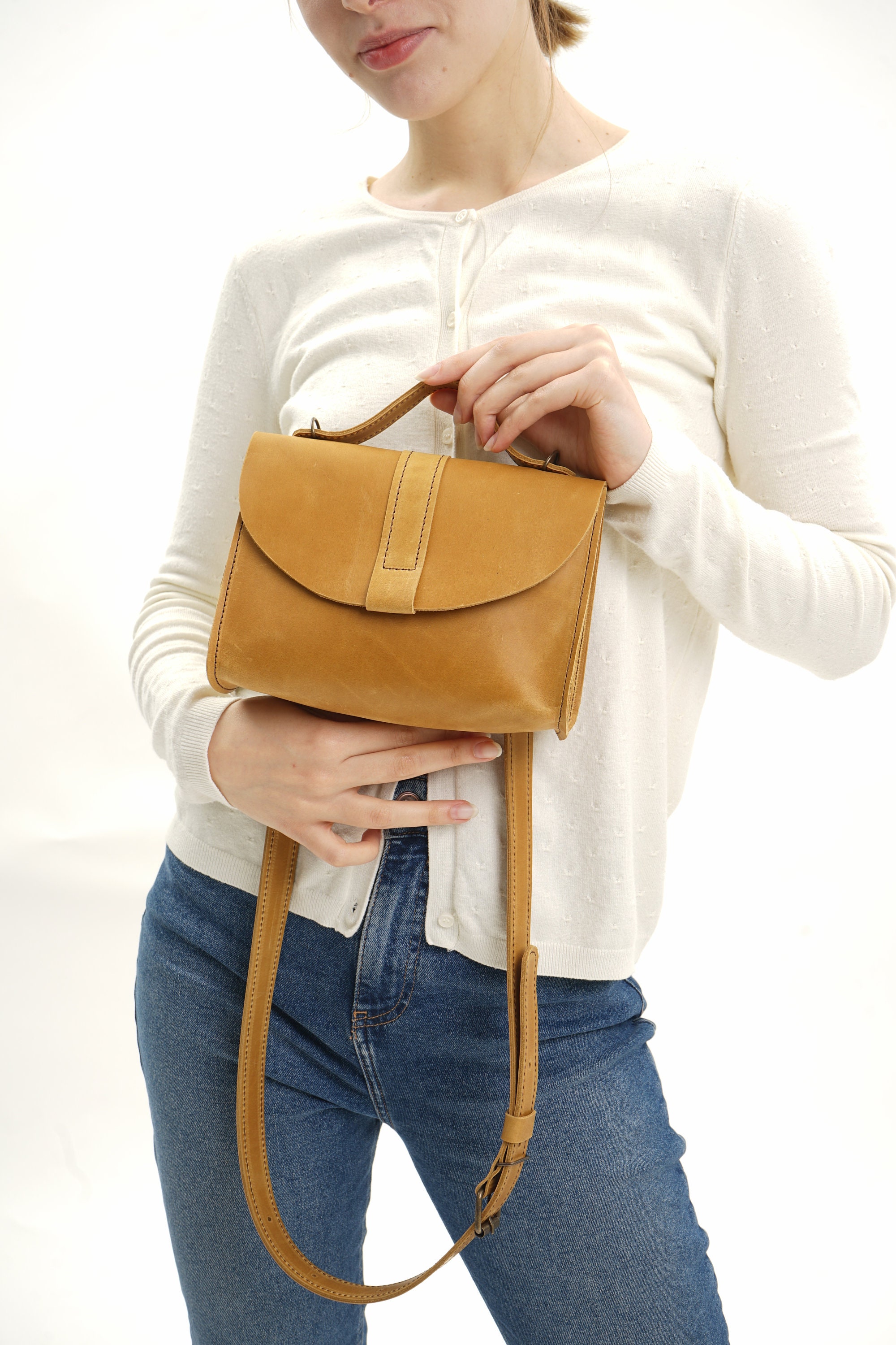 Leather Crossbody Bag Women Shoulder Bag Mini Bag Cross Body - Etsy UK