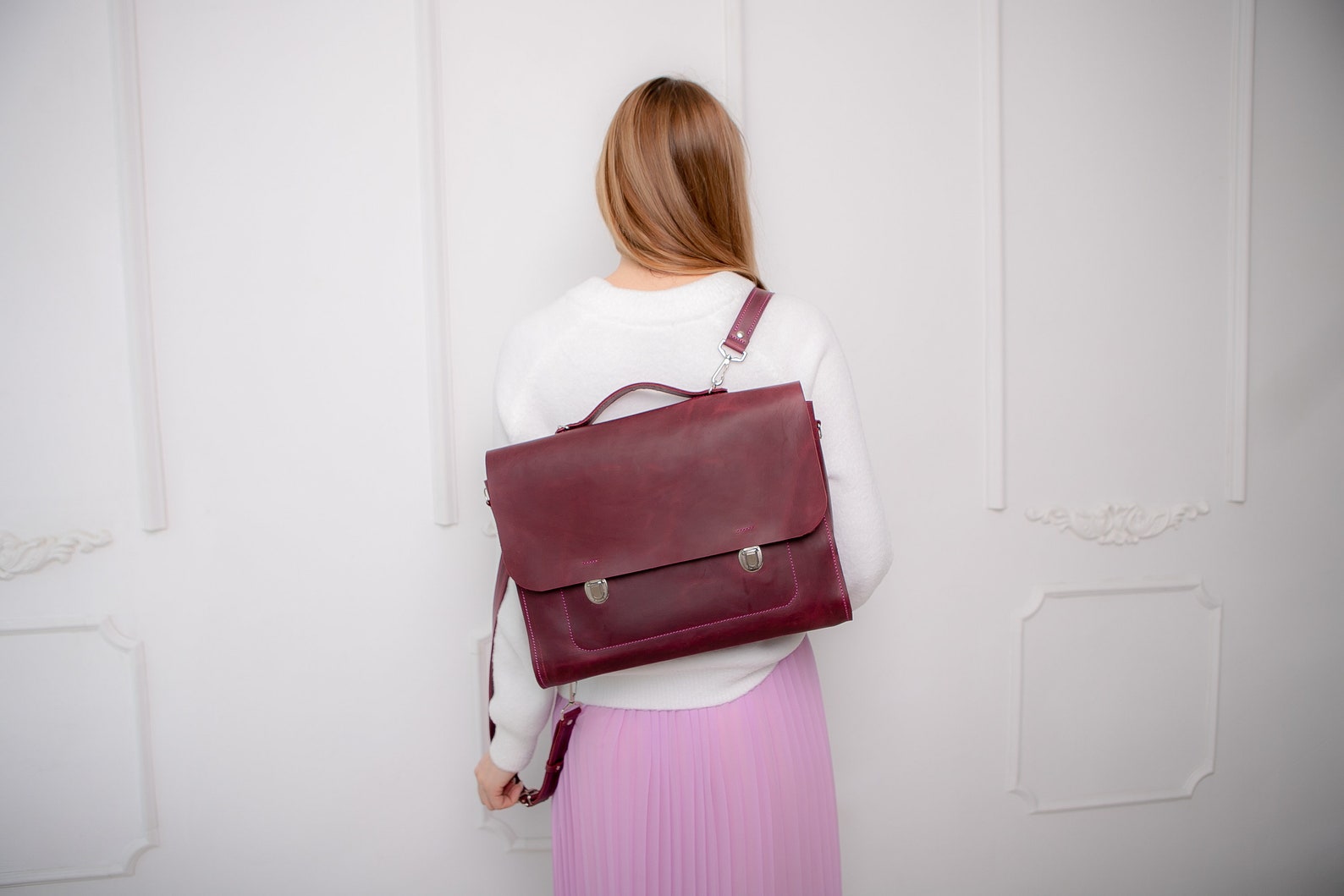 Leather Backpack Women,leather Briefcase Women,backpack Leather,leather ...