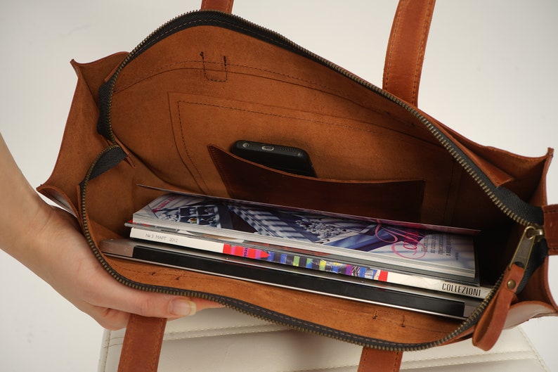 Leather Tote Bag Women,laptop Tote Bag,leather Tote MacBook ,idea Gift ...