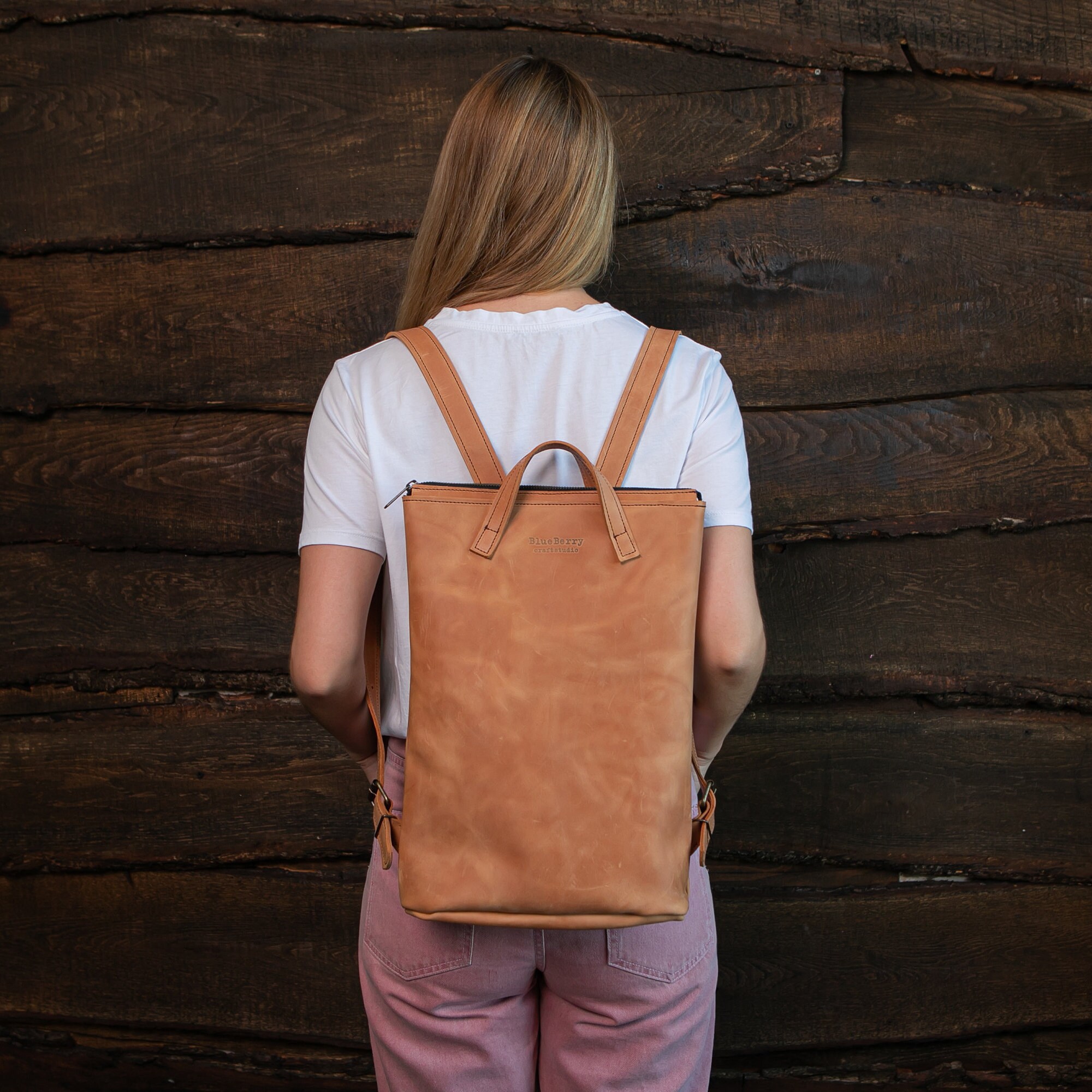 Leather Backpack for Women,leather Laptop Backpack,leather Rucksack ...