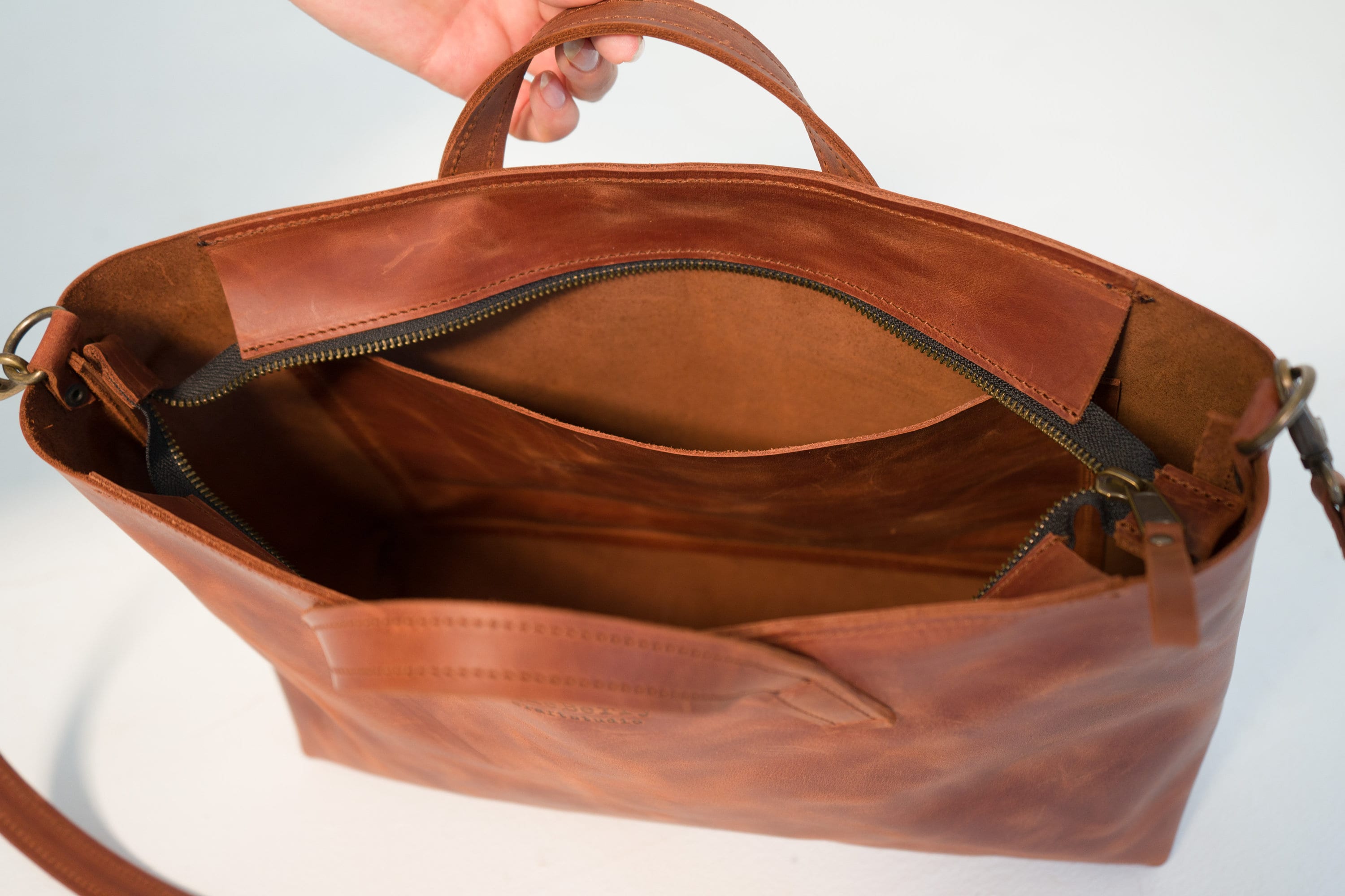 Leather Crossbody Bagleather Tote Bag for Womenmessenger | Etsy