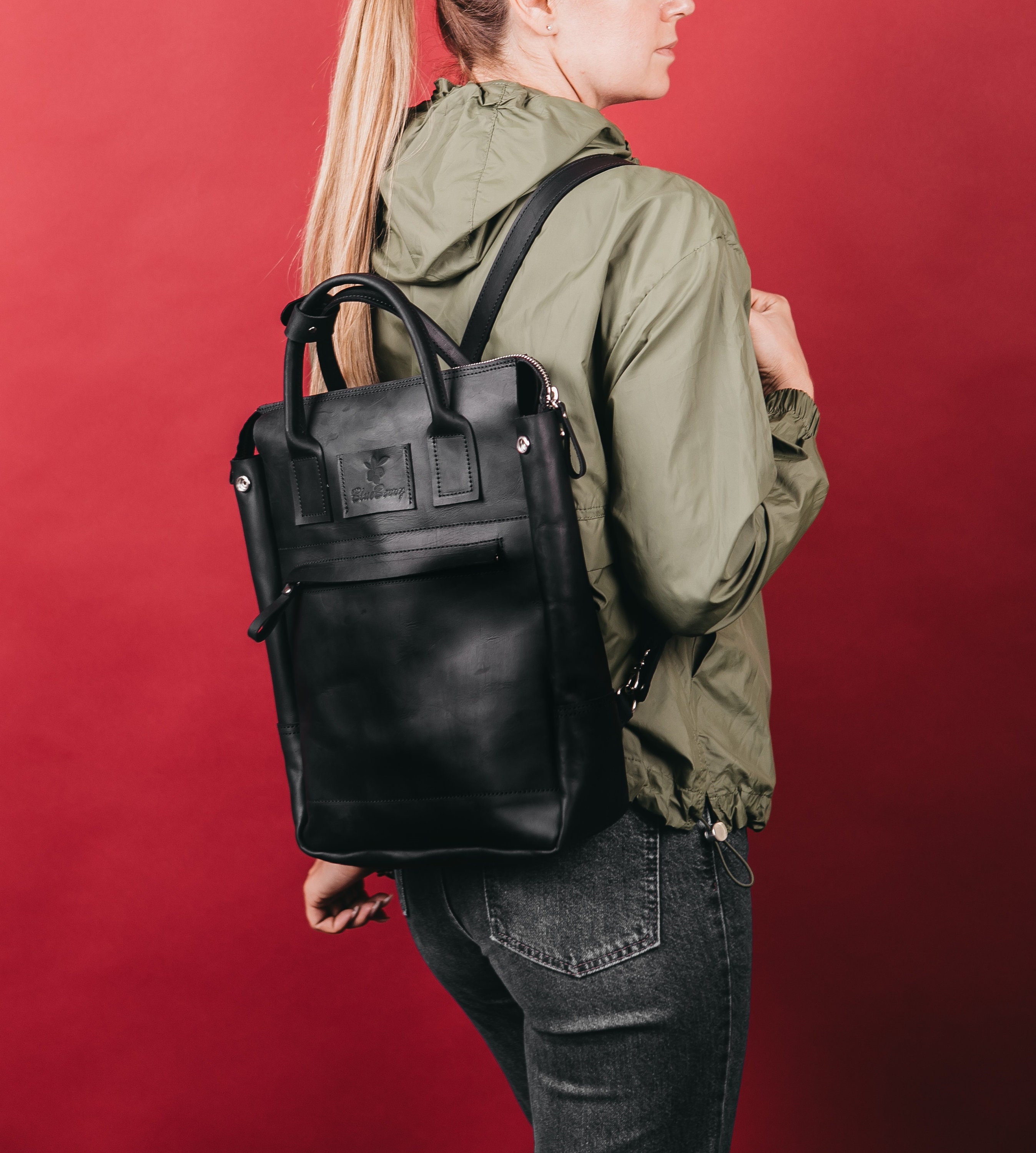 Leather Backpack Womenlaptop Travel Rucksack Leatherleather | Etsy