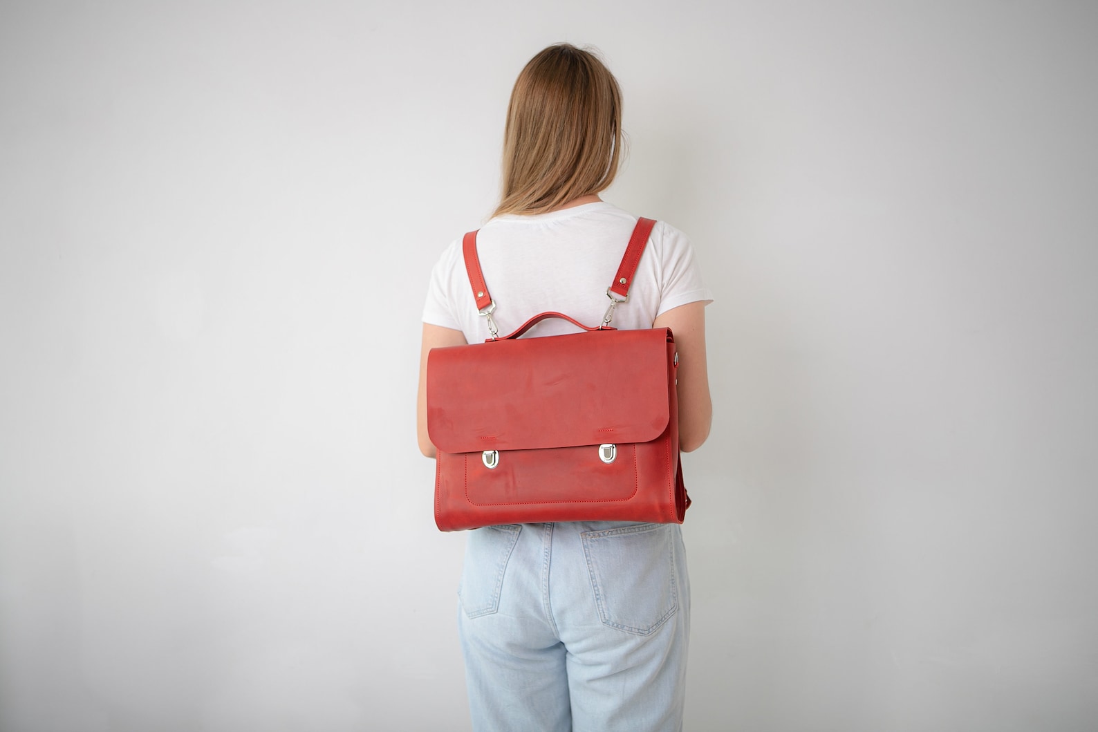 Leather Backpack Women,leather Briefcase Women,leather Satchel, Laptop ...