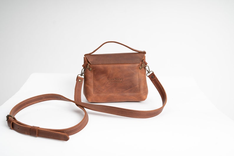 Mini Leather Crossbody Bagwomen City Bagcute Leather - Etsy
