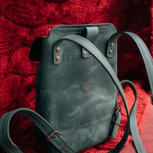 Red Women Leather Backpack,school Rucksack,satchel Leather Backpack ...