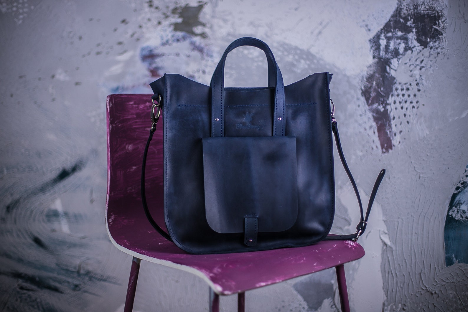 Leather Tote Bag Womentote Laptop Bagleather Tote Laptop | Etsy