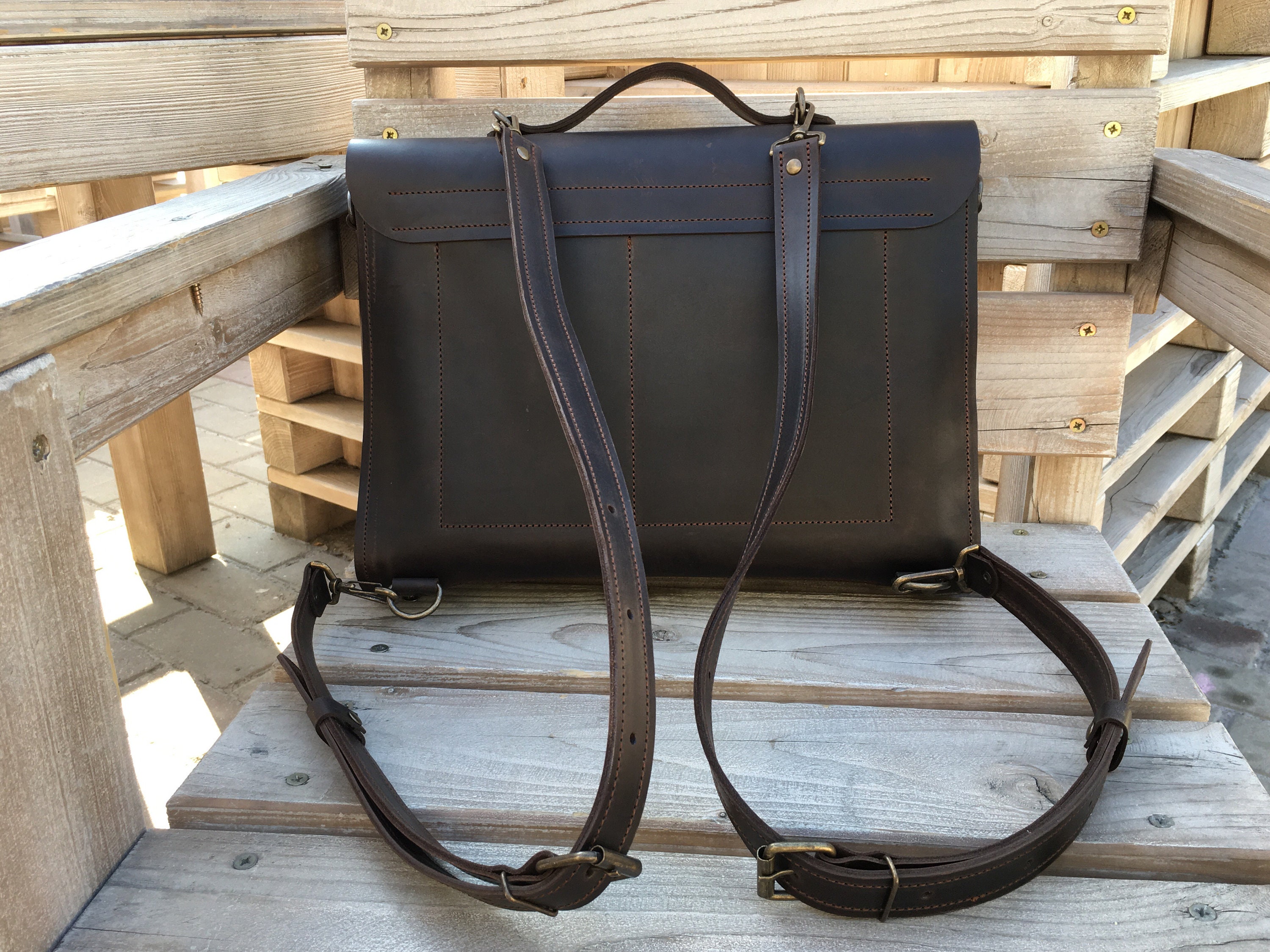 Leather Backpack WomenLeather Briefcase WomenBackpack | Etsy