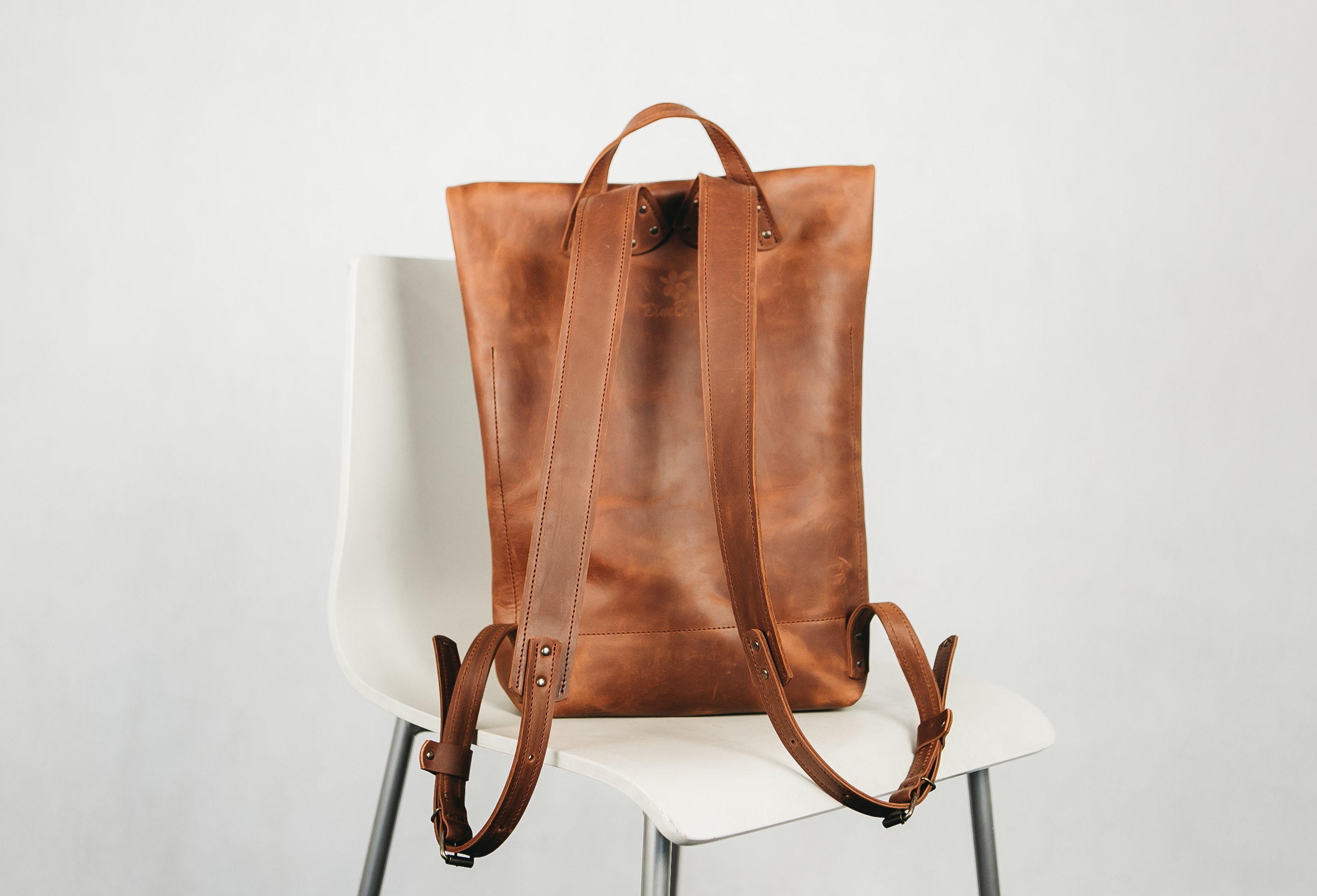 Leather Backpack Macbook Leather BackpackLeather Woman | Etsy