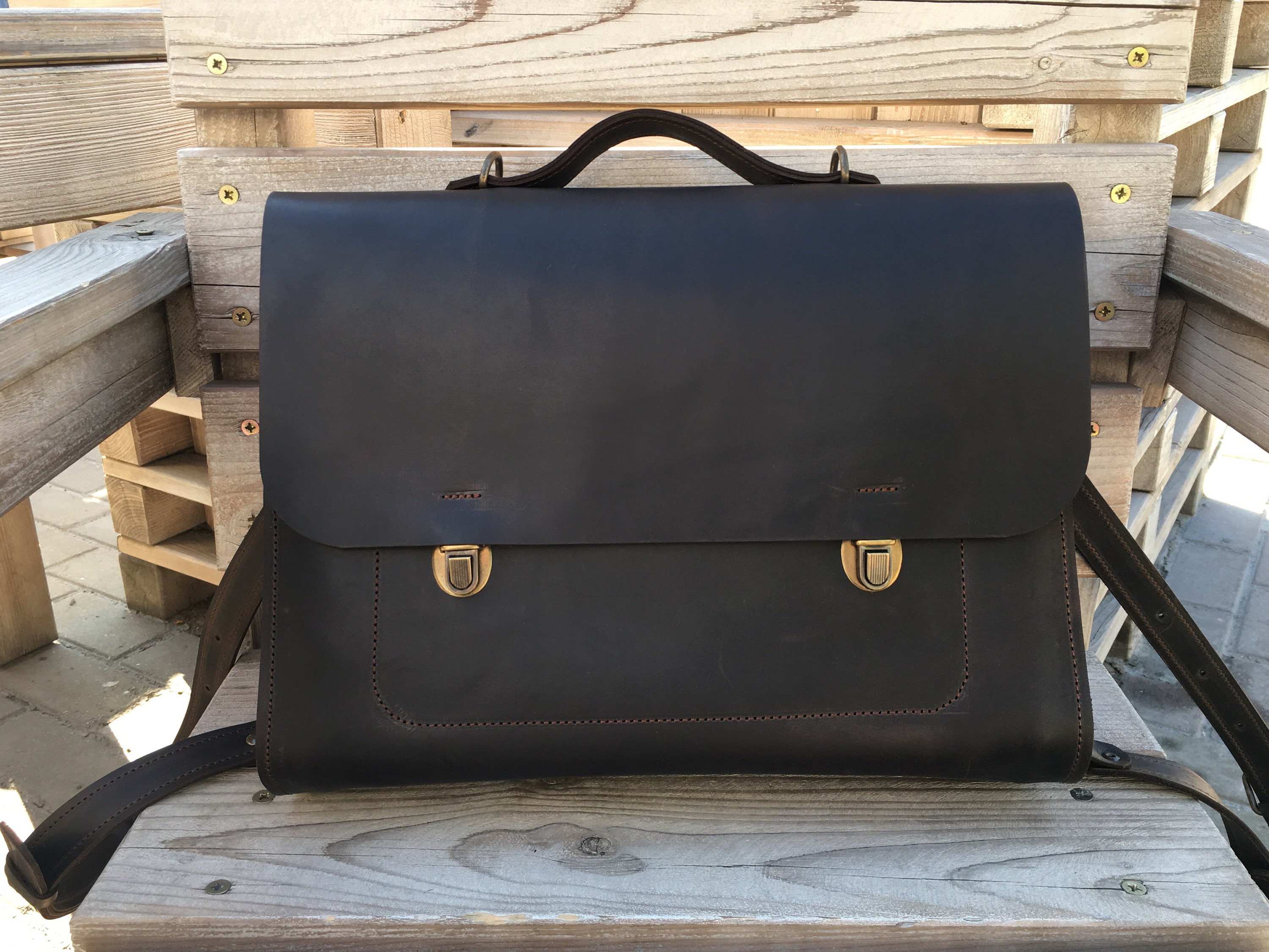 Leather Backpack WomenLeather Briefcase WomenBackpack | Etsy