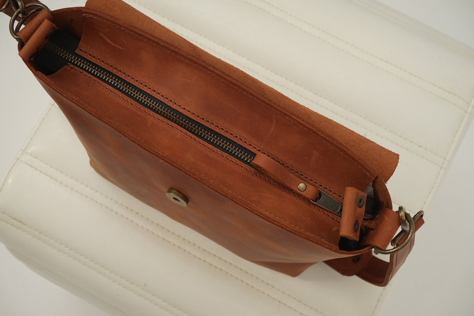 Brown Leather Crossbody Bag Women Crossbody Handbag MacBook Leather ...