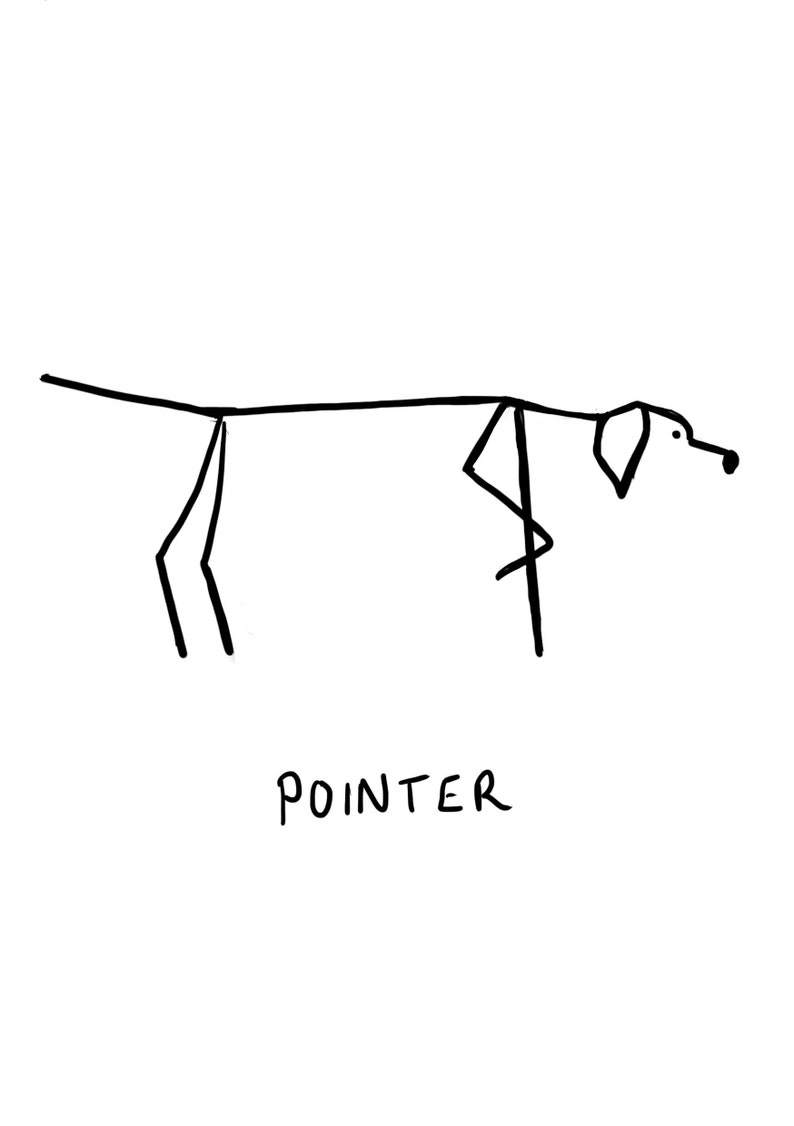 Stick Dogs and More Stick Dogs: Two Zine Set - Etsy