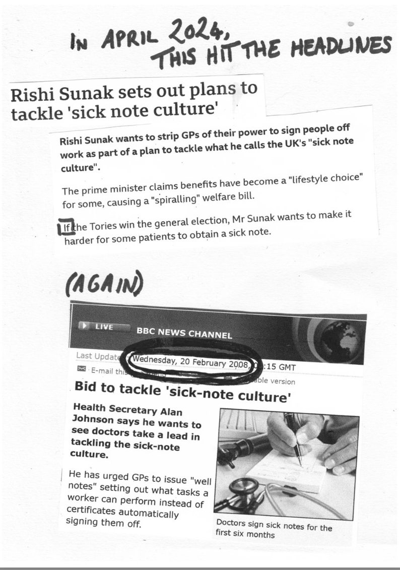 SICK NOTE CULTURE: a Zine About Disability, Fear & Resistance - Etsy UK