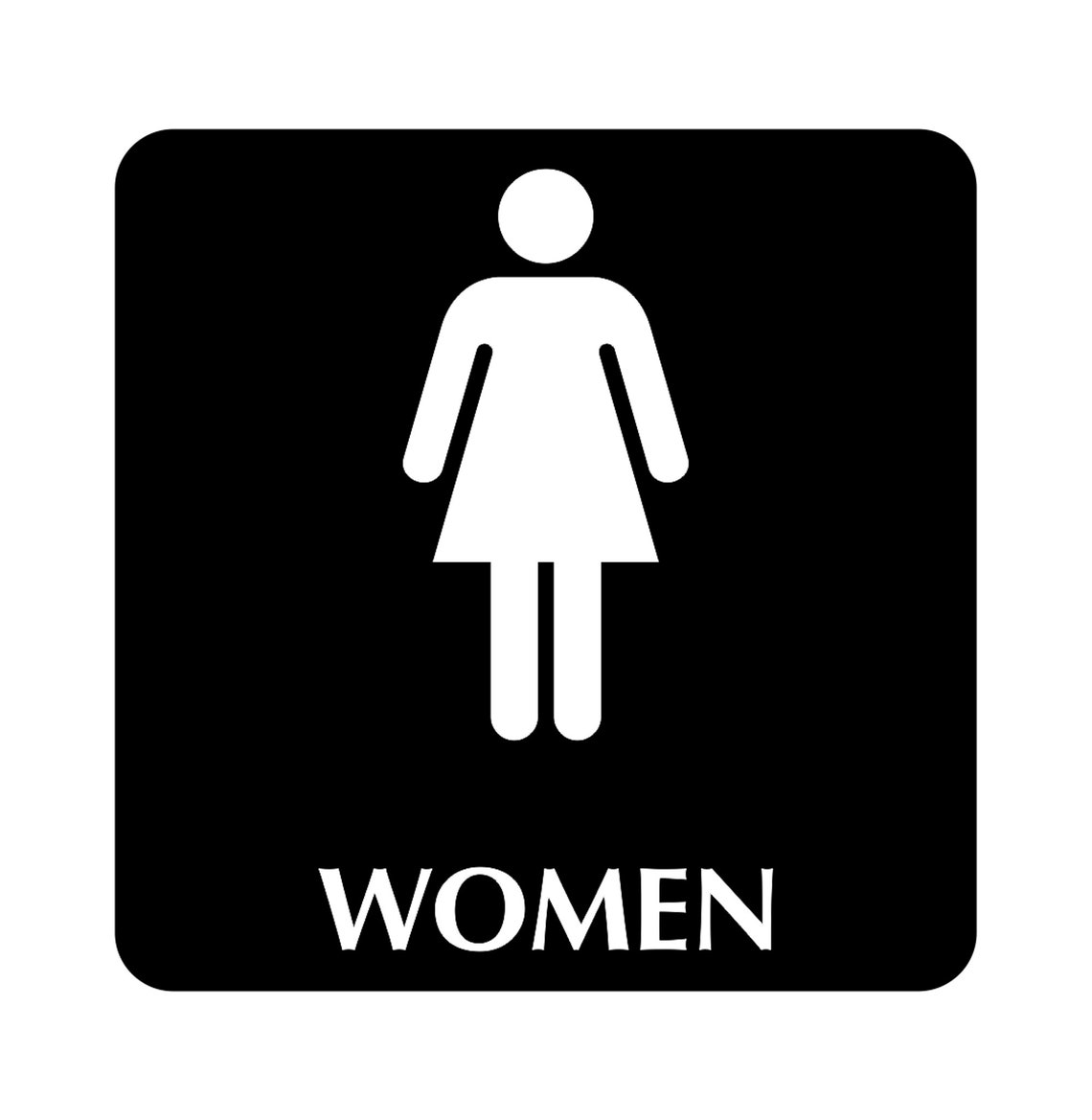 Women Toilet Sign Plaque - Etsy