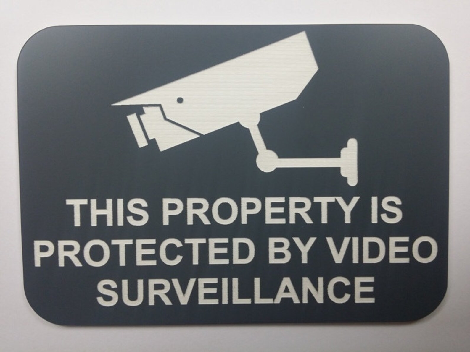 This Property is Protected by Video Surveillance Sign Plaque | Etsy